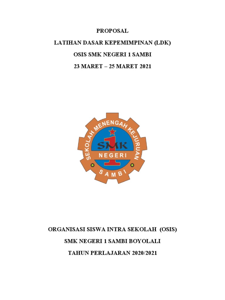 Proposal Osis LDK | PDF