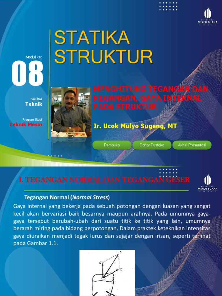 Modul 8 Statika Struktur | PDF