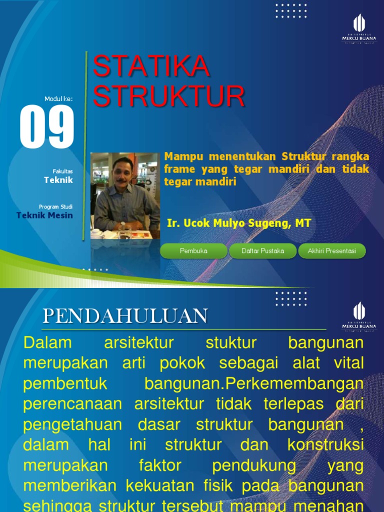 Modul 09 Statika Struktur | PDF