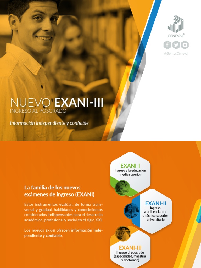 Folleto EXANI III DIGITAL | PDF | Prueba (evaluación) | Comprensión lectora