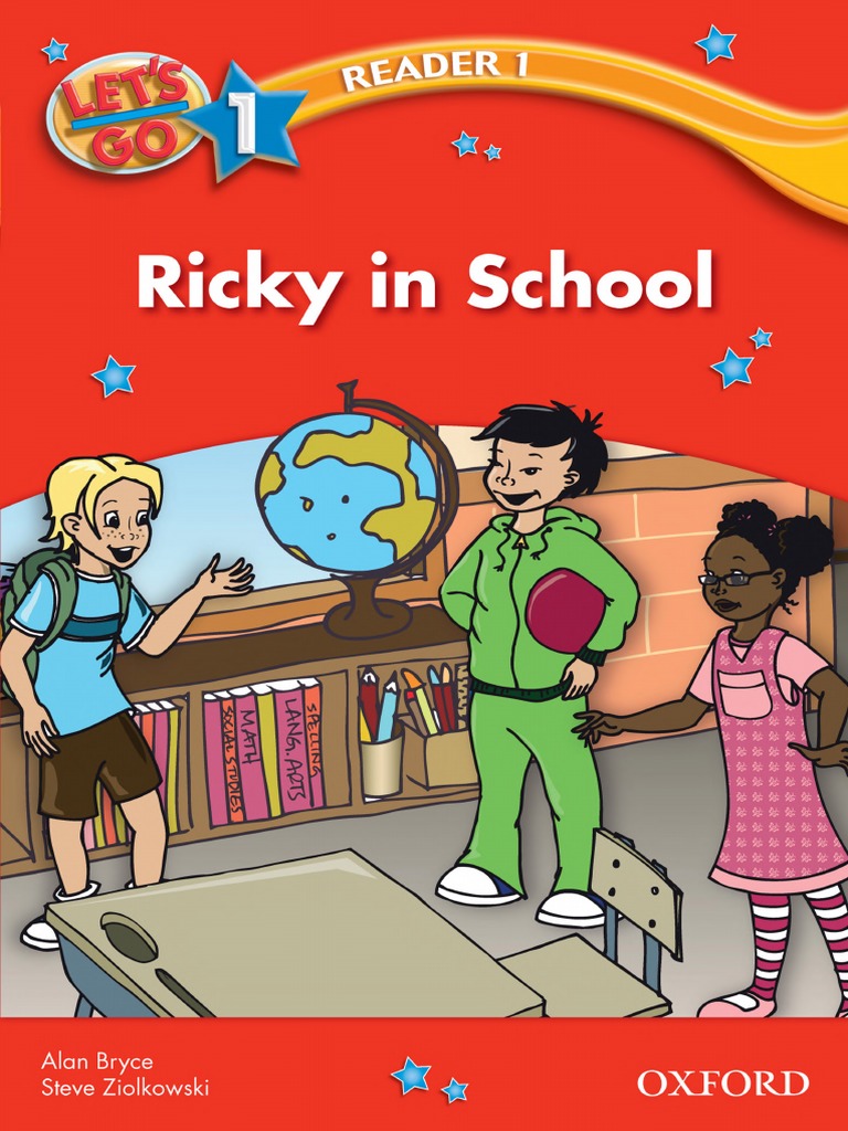 1-1 Ricky in School - Let S Go 1 Reader 1 | PDF