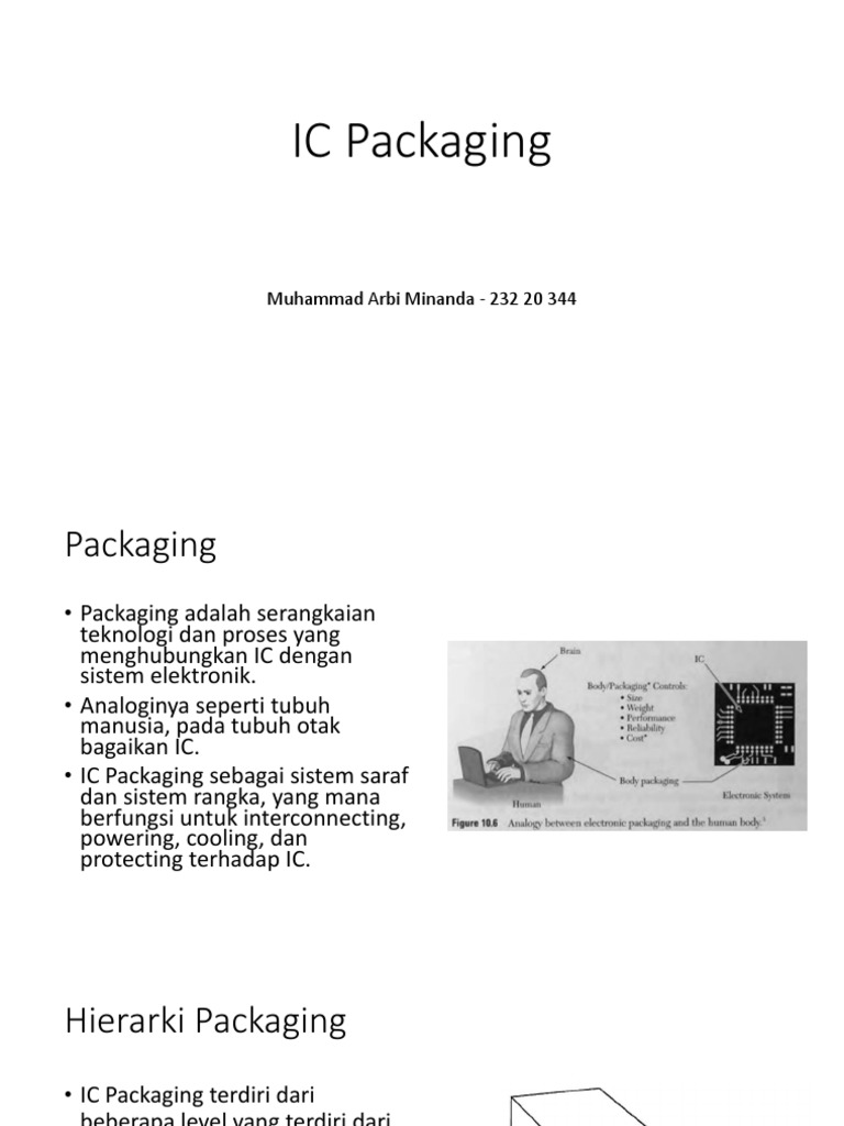 Tipe dan Proses IC Packaging | PDF