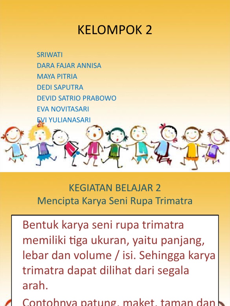 MEMBUAT KARYA SENI RUPA TRIMATRA | PDF