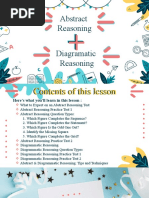 Abstract Reasoning Practice Test 1 | PDF | Teaching Mathematics