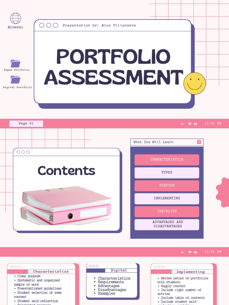 Portfolio & DigitalE-portfolio | PDF | Educational Assessment | Evaluation