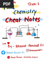 Ncert Kaksha Formula Sheets Chemistry Class 11th | PDF | Gases | Mole ...