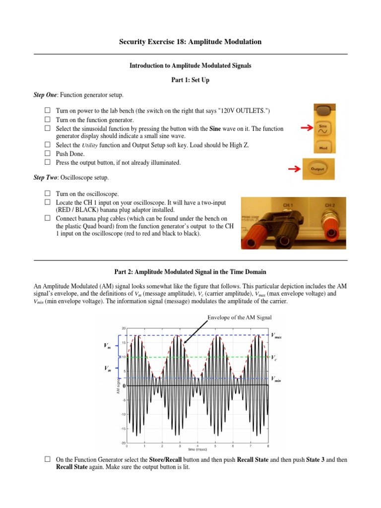 EC312 SX18 Amplitude Modulation | PDF | Frequency Modulation | Telecommunications