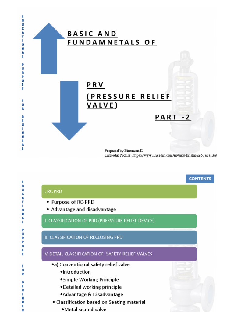 Basic & Fundamentals of PRV | PDF | Valve | Boiler