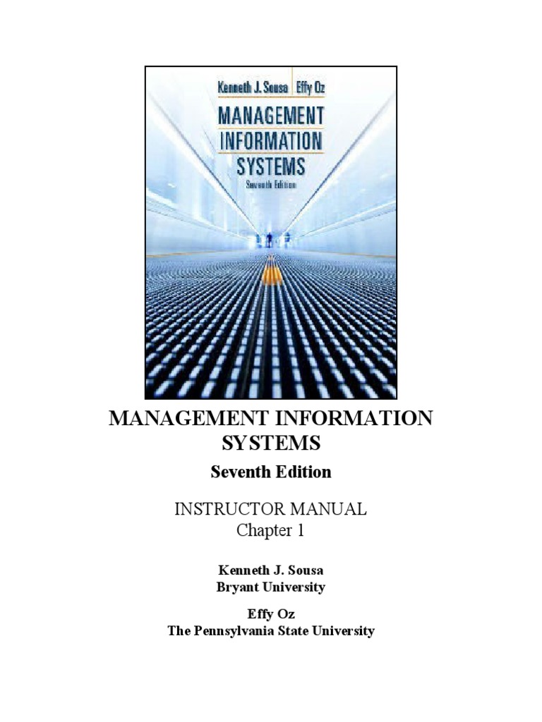 Management Information System | PDF | Electronic Business | Information ...