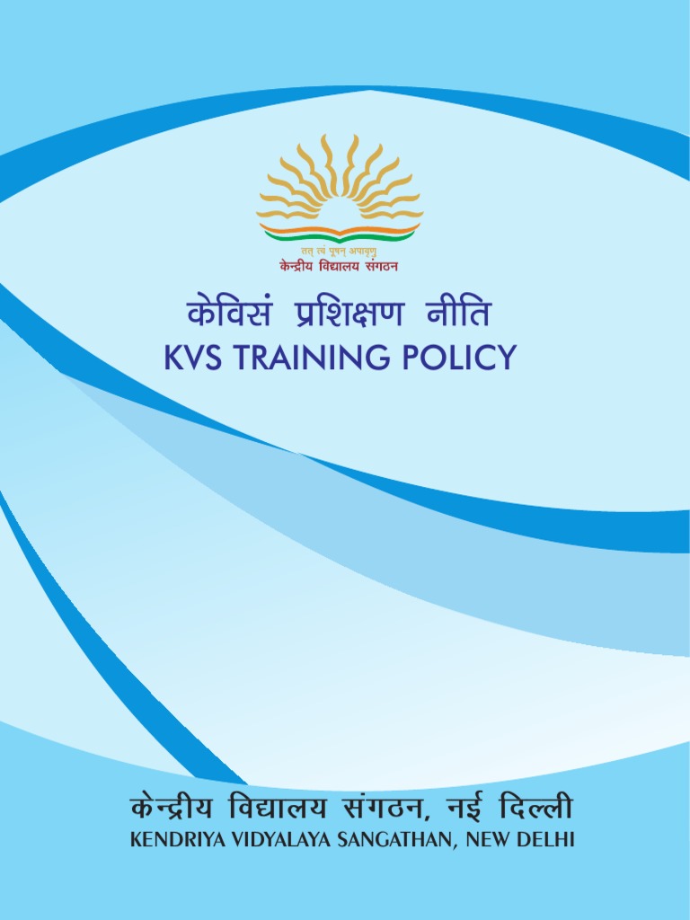 KVS Training Policy | PDF