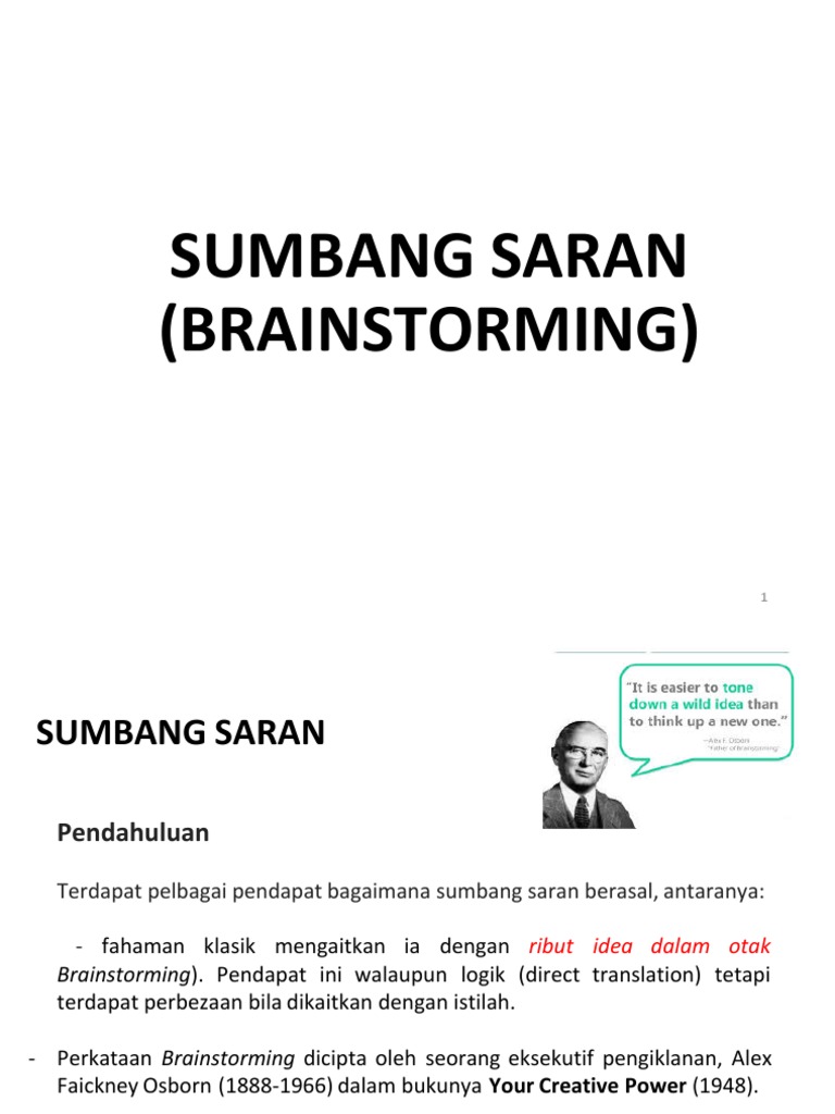 Teknik Sumbang Saran dan Pembalikan | PDF