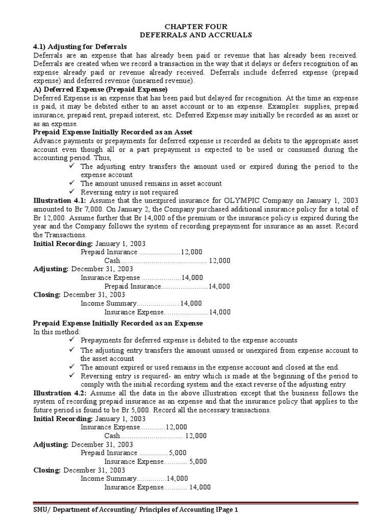Accounting for Prepaid Expenses, Deferred Revenue, Accrued Expenses ...
