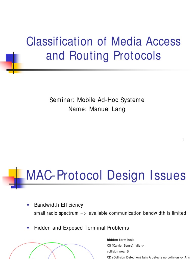07 Lang Classification of Adhoc Mac and Routing Protocols | PDF ...