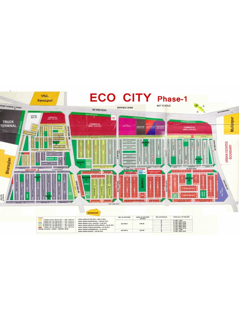 Eco City Phase 1 Map | PDF