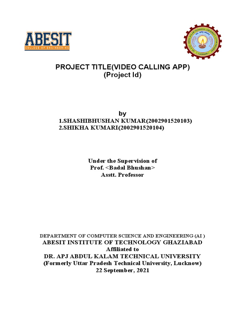 Format For Synopsis 44444 | PDF | Computer Science | Computing