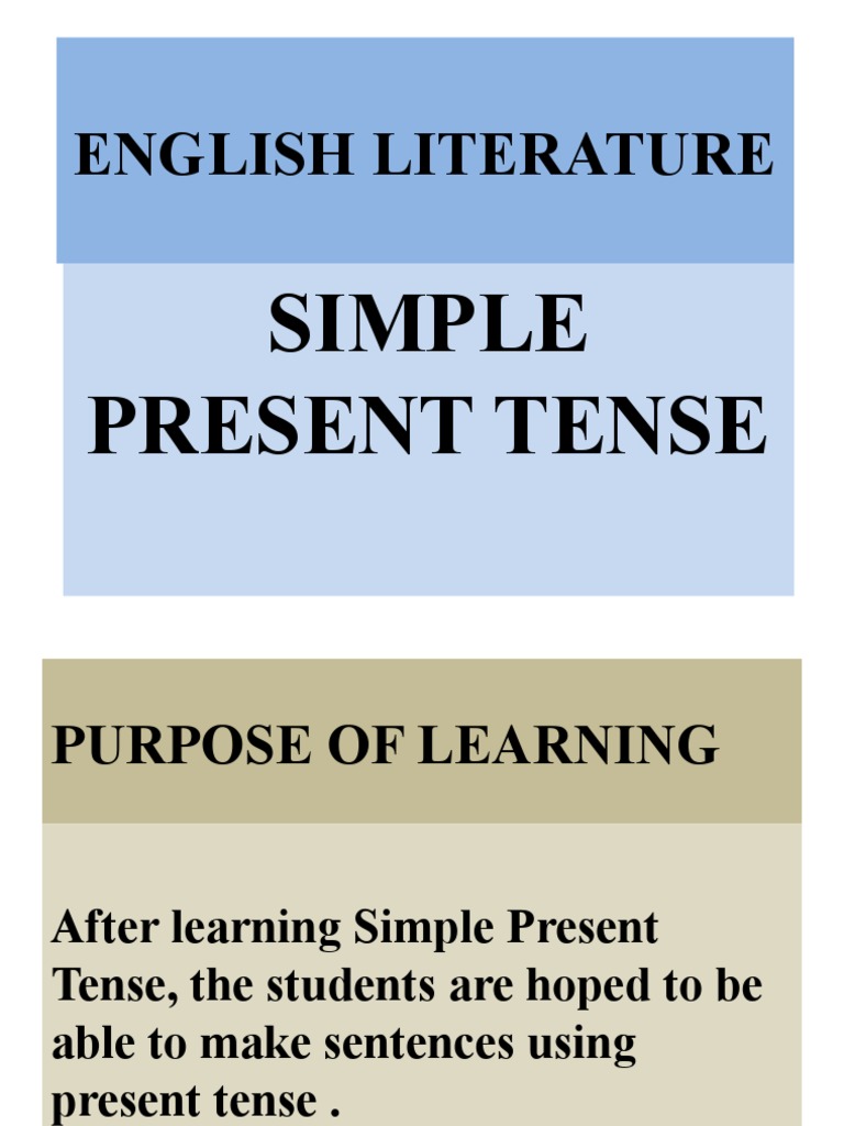 KD 3.3 Simple Present Tense | PDF