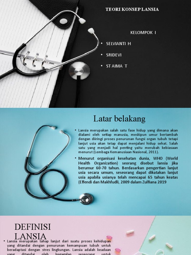 Konsep Lansia KLP 1 | PDF | Pengembangan Diri