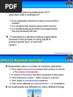 Chapter 1.1 Introduction To Business Management. (Notes) | PDF ...