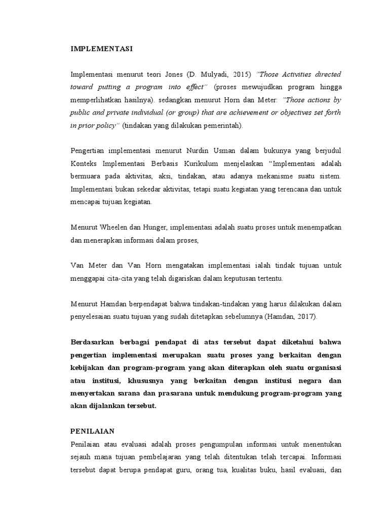 IMPLEMENTASI | PDF