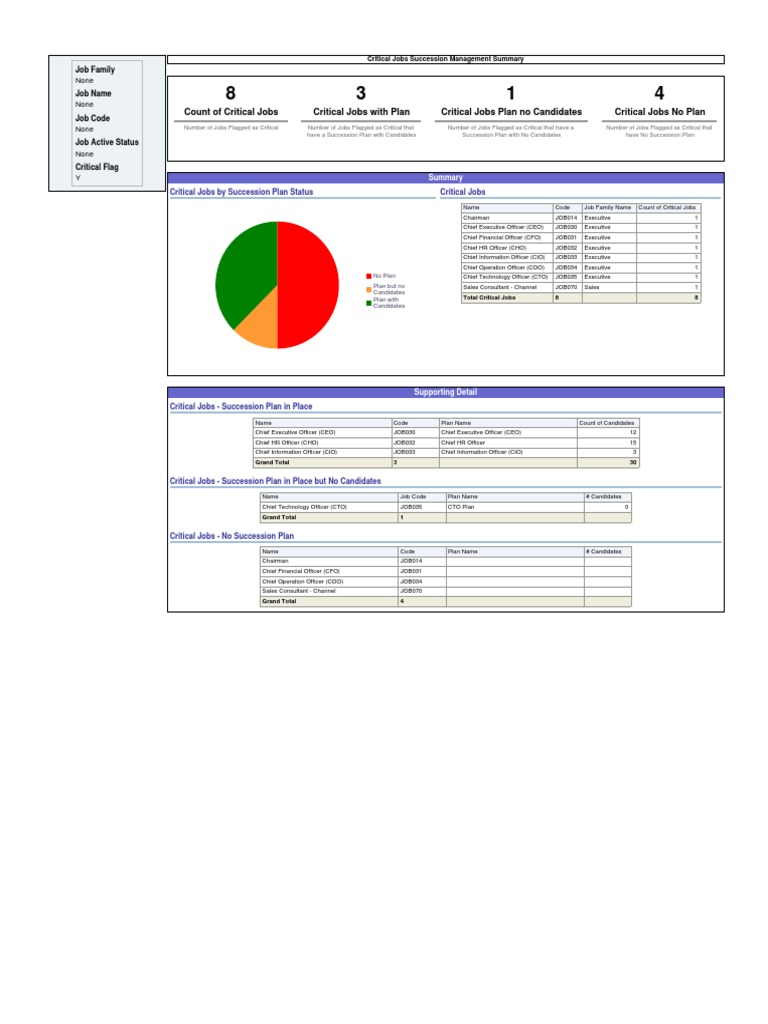Succession Critical Tab | PDF | Chief Information Officer | Chief ...