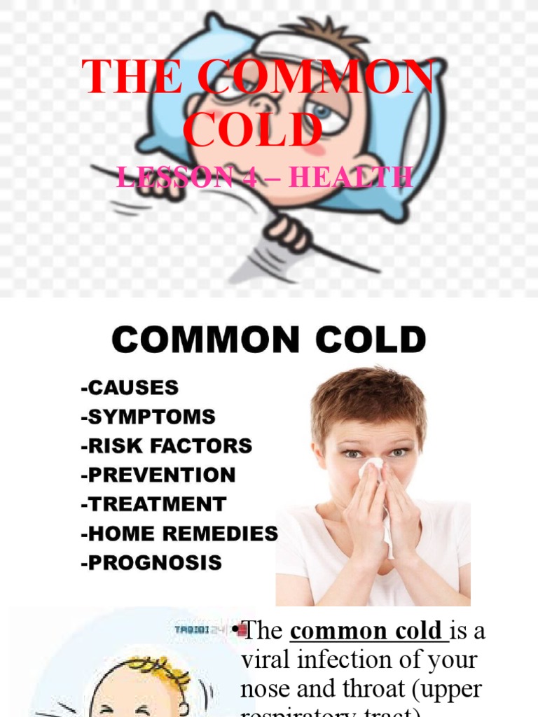 The Common Cold: Lesson 4 - Health | PDF | Common Cold | Diseases And ...