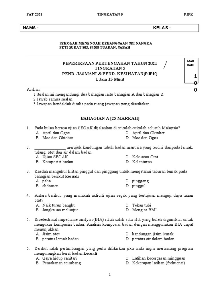 Pat PJPK T5 2021 | PDF