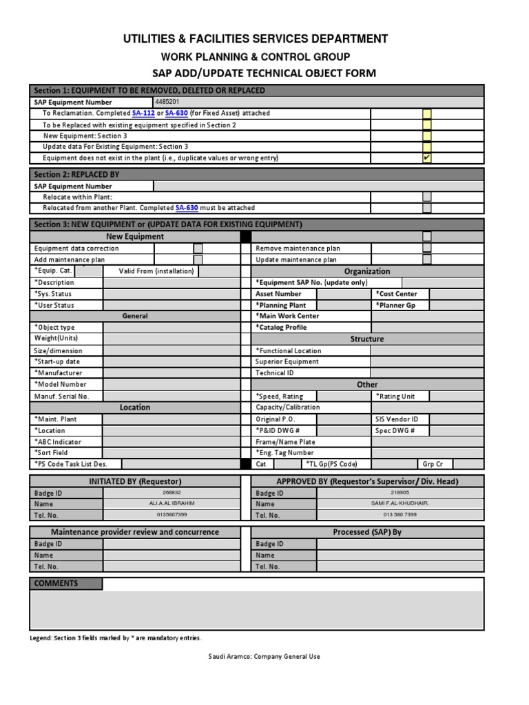 Master Data Form | PDF | Software Engineering | Information Technology