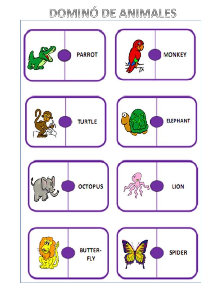 Domino de Animales | PDF