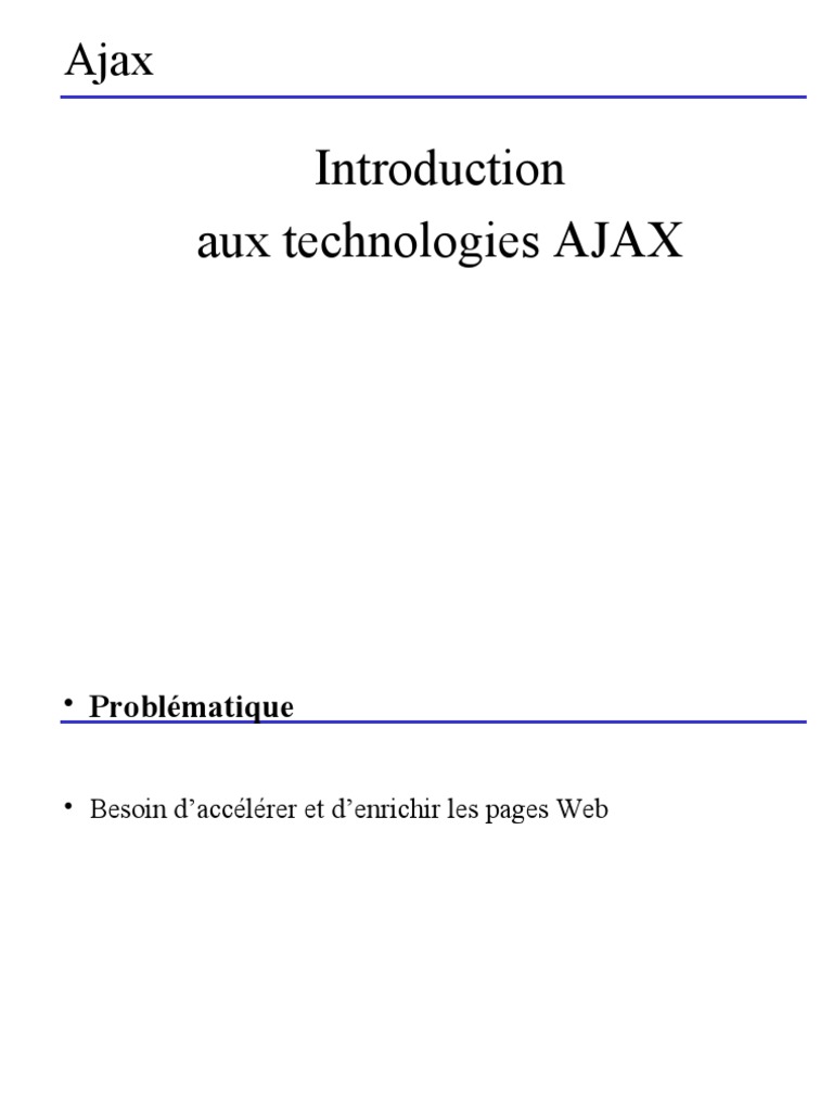 Ajax | PDF | Ajax (Programmation) | JavaScript