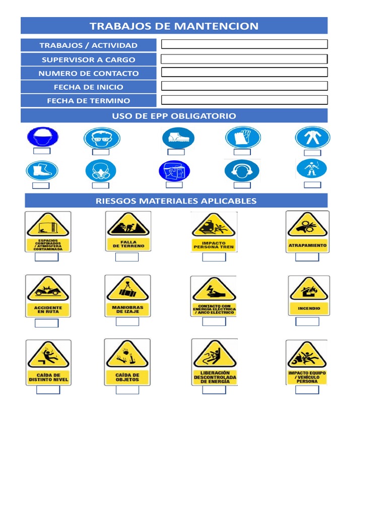 Letrero Responsable, Epp y Rms | PDF