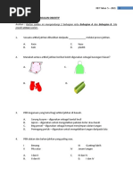 Soalan UASA RBT Tahun 6 | PDF