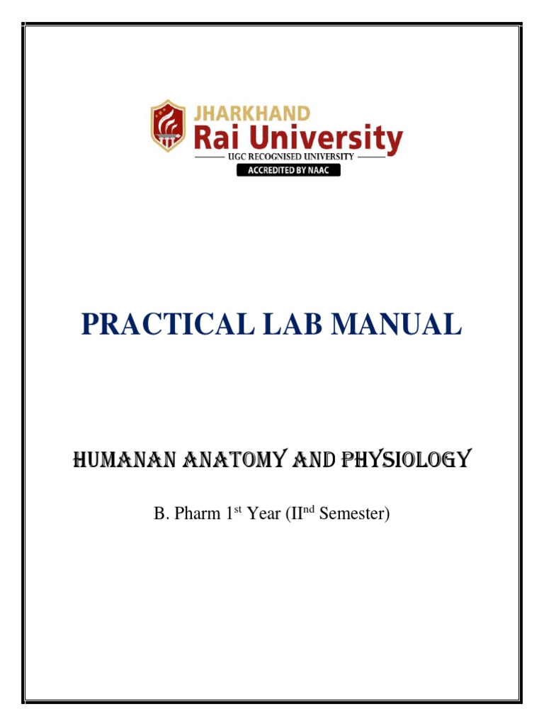 Lab Manual - Human Anatomy and Physiology II | PDF | Olfaction | Ear