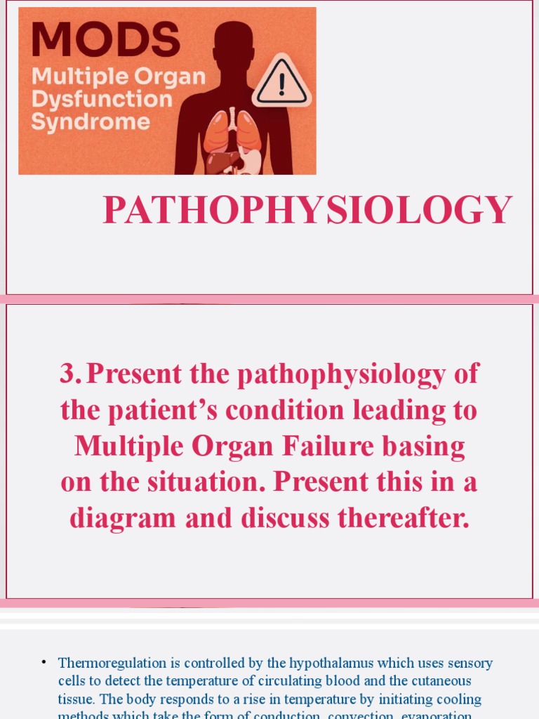 Multiple Organ Dysfunction Syndrome - Pathophysiology | PDF ...