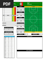 Súmula de Futsal | PDF