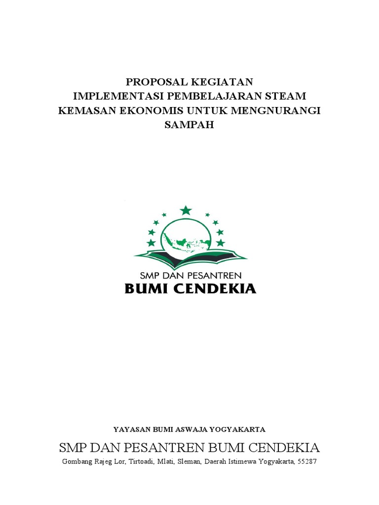 Proposal Pembelajaran Steam | PDF