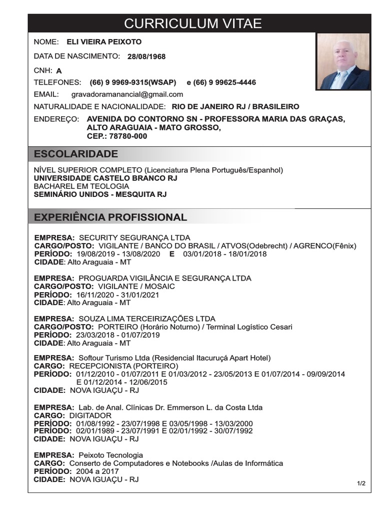 Curriculo Eli 2021 | PDF | Informática | Programas