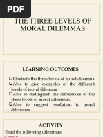 4the Three Levels of Moral Dilemmas | PDF | Cancer | Autonomy