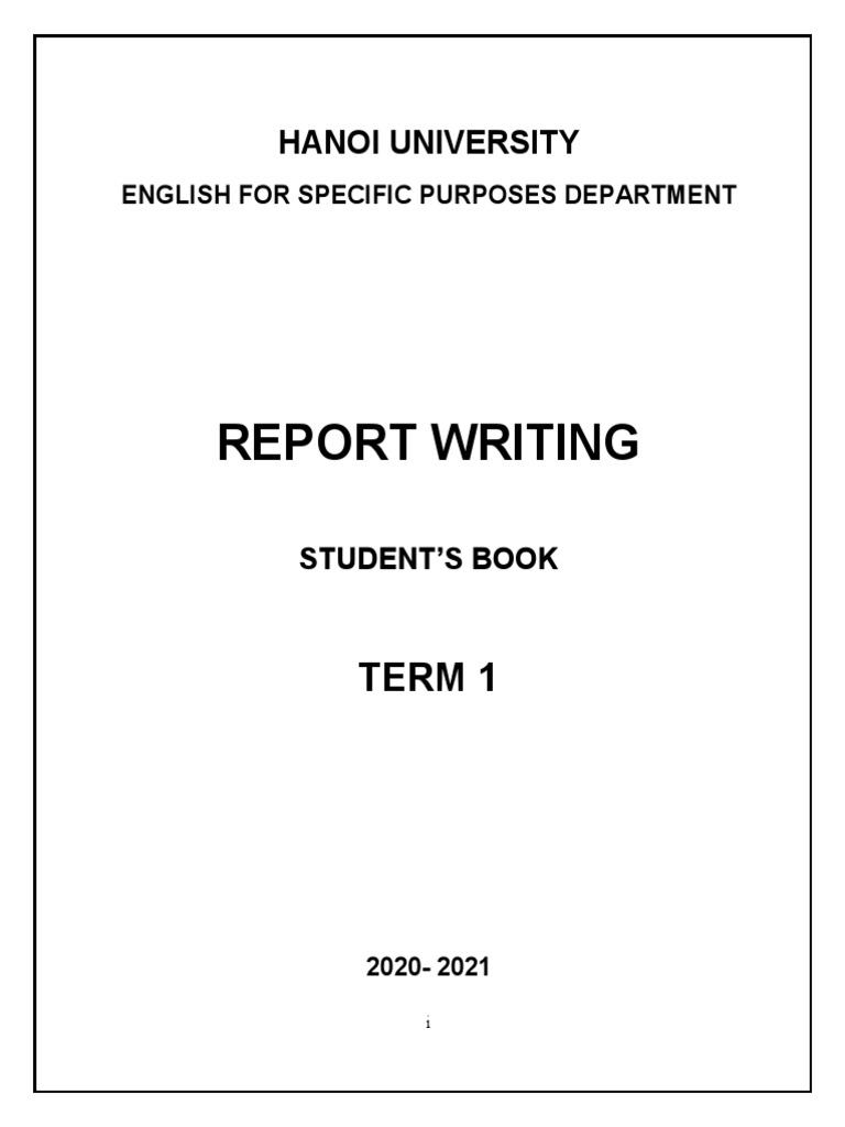 Report Writing Term 1 2020 2021 | PDF | Chart | Verb