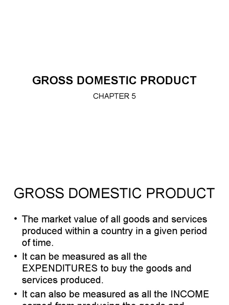 Understanding Gross Domestic Product | PDF | Gross Domestic Product ...