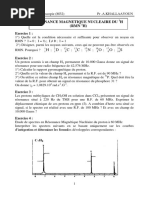 Exercices RMN Correction.. | PDF | Spectroscopie RMN | Mécanique quantique