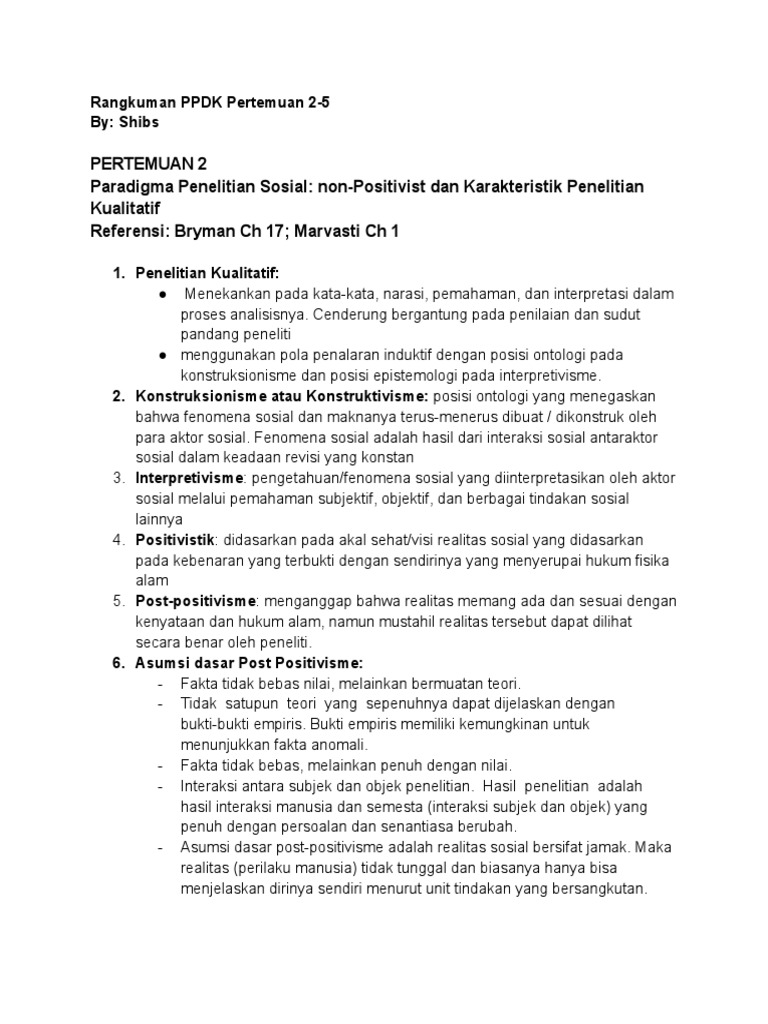 Rangkuman PPDK | PDF