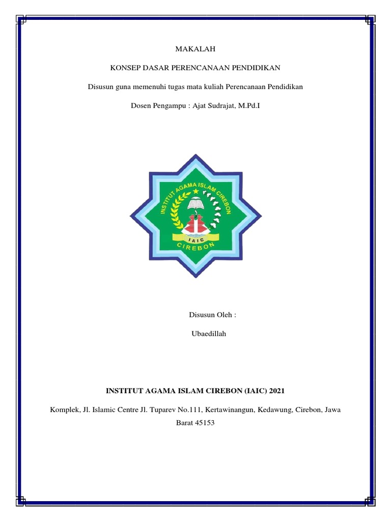 MAKALAH Perencanaan Pendidikan | PDF