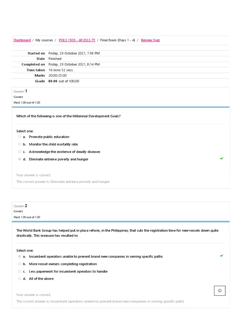 Review Quiz - Attempt Review2 | PDF | Aids | Health Care