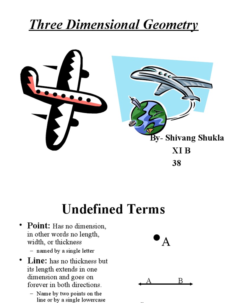 3D Geometry Project-1 | PDF | Line (Geometry) | Plane (Geometry)
