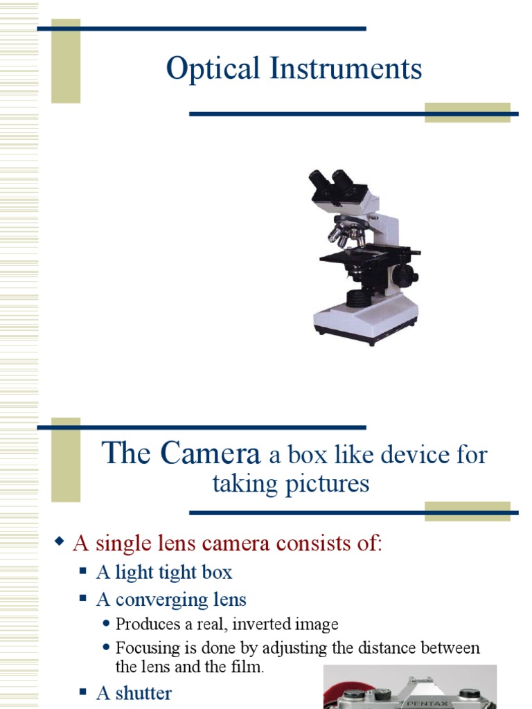 25 Optical - Instruments | PDF | Angular Resolution | Diffraction