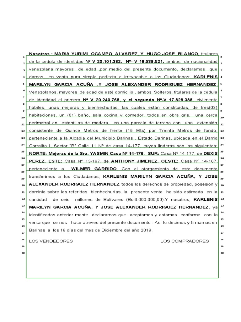 Modelo Papel Sellado | PDF