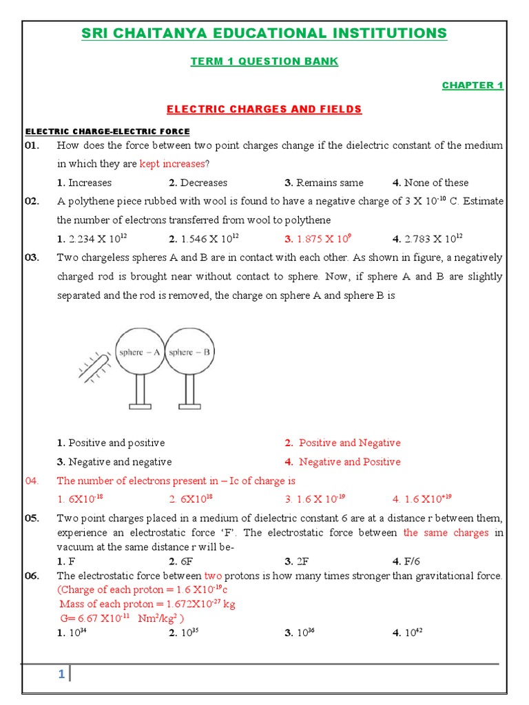 VSP - Physics Question Bank | PDF | Capacitor | Incandescent Light Bulb
