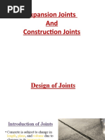 Expansion Joints Vs Contraction Joints Vs Construction Joints! | PDF ...