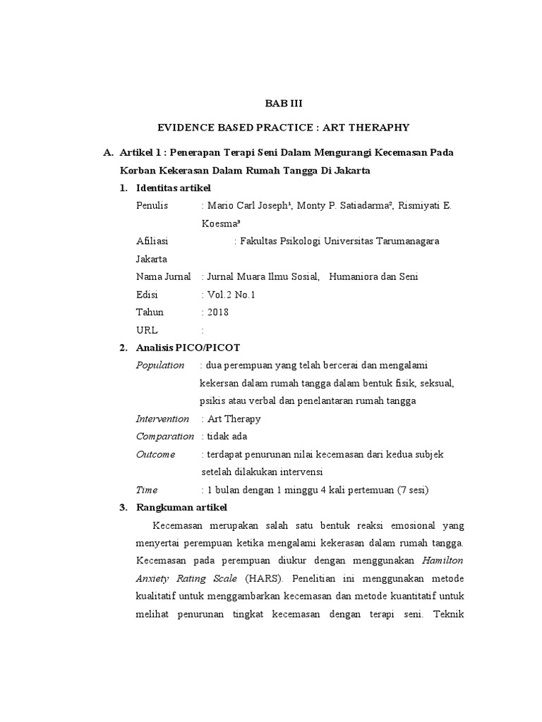 Pembahasan Jurnal Ebp | PDF