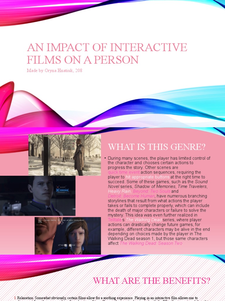 An Impact of Interactive Films On A Person | PDF